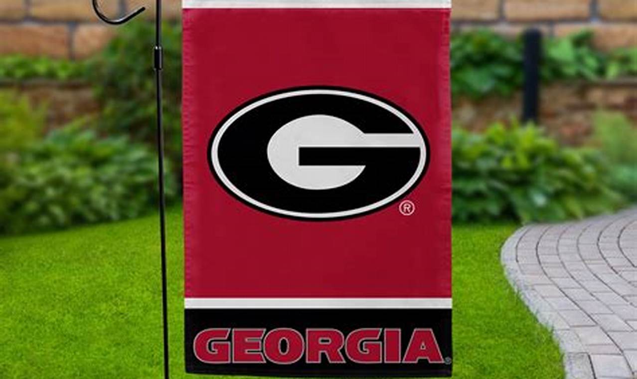 Show Your Colors: UGA Garden Flag Pride!
