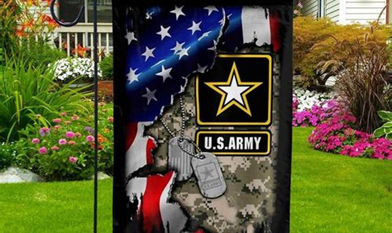 Honor & Pride: Military Garden Flags for Your Yard