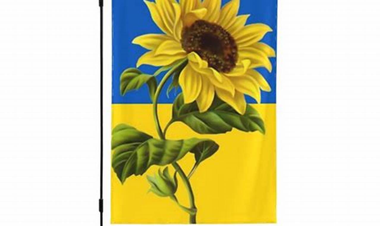 Show Support: Ukraine Garden Flag - Solidarity Now!