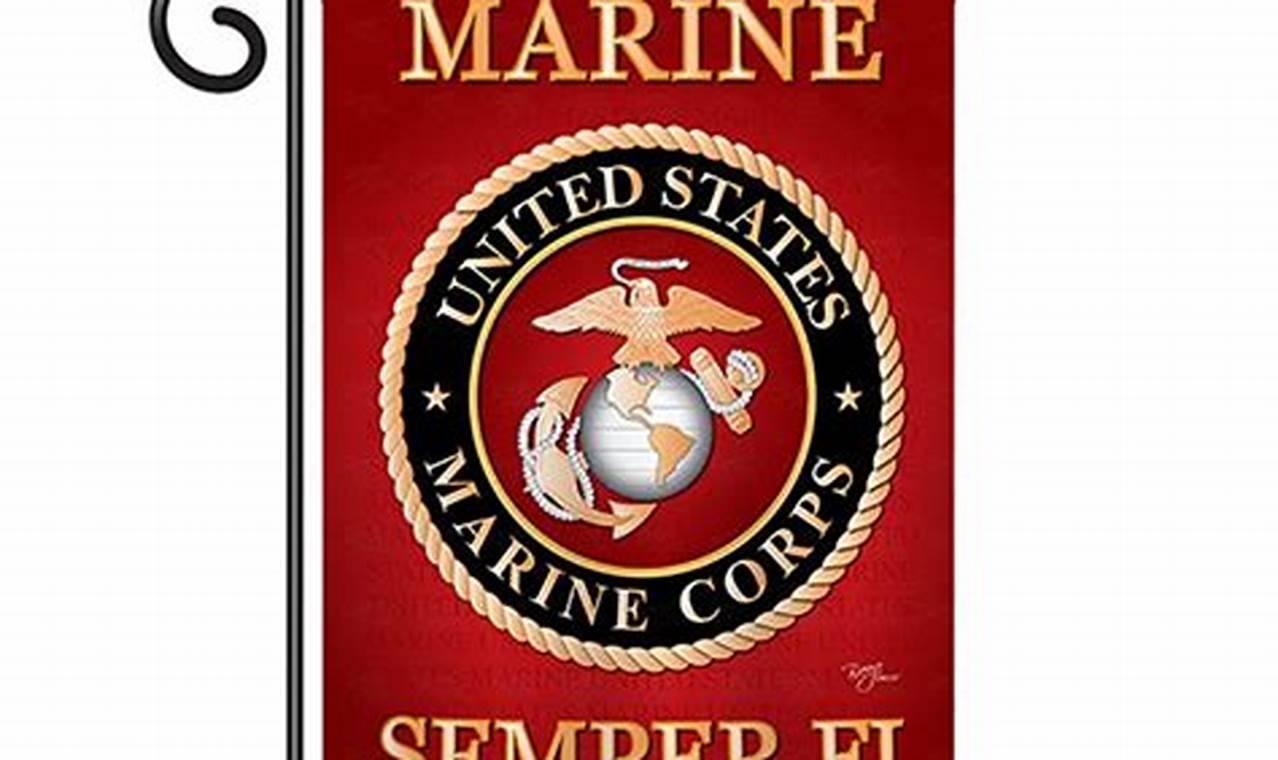 Show Your Pride: USMC Garden Flags On Sale Today!