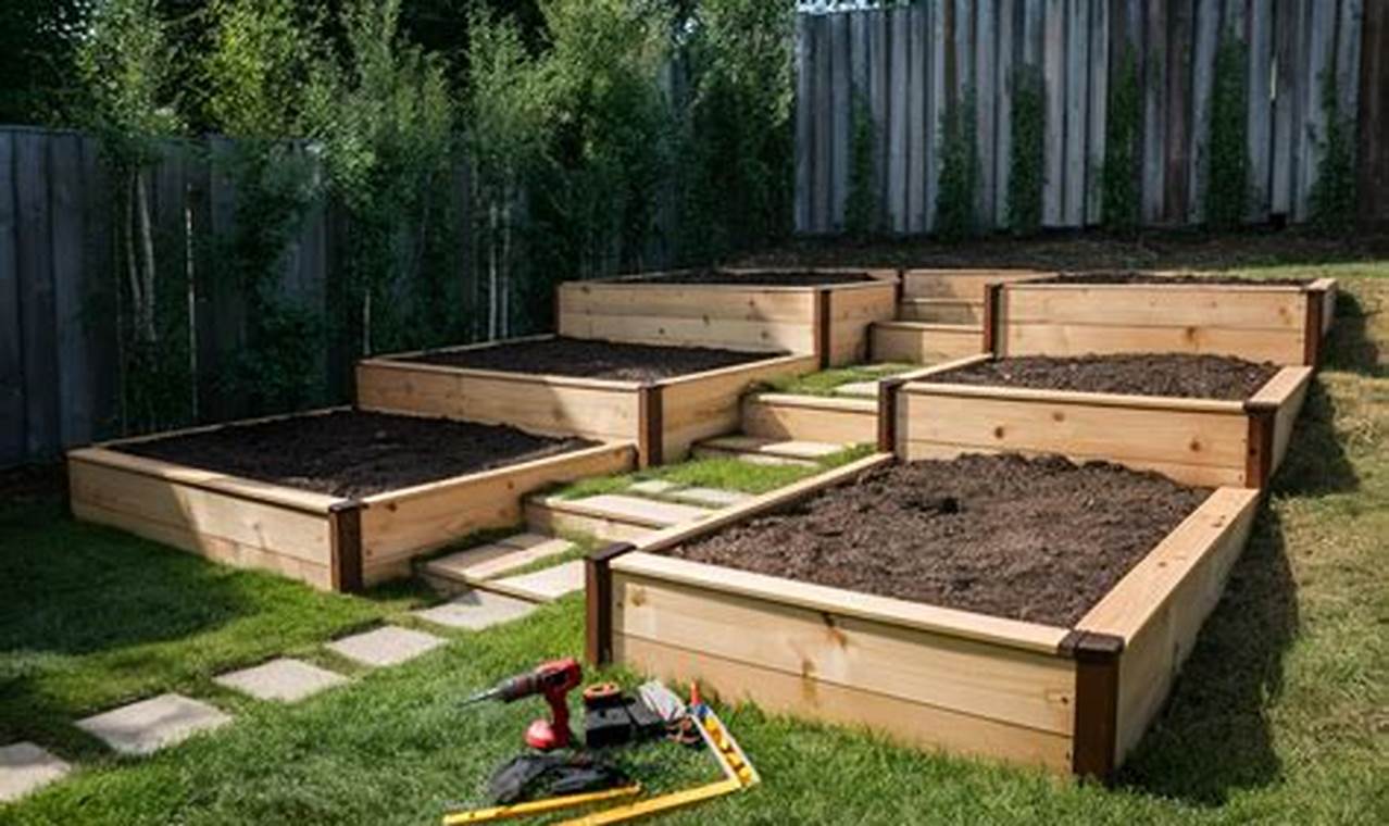 DIY Raised Garden on a Slope: Terraced Bed Ideas