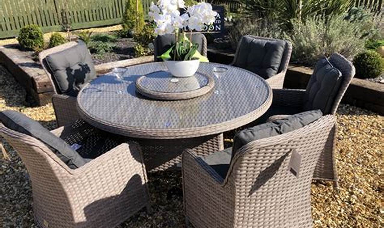 Enhance Garden Charm: Round Table Garden Furniture Sets
