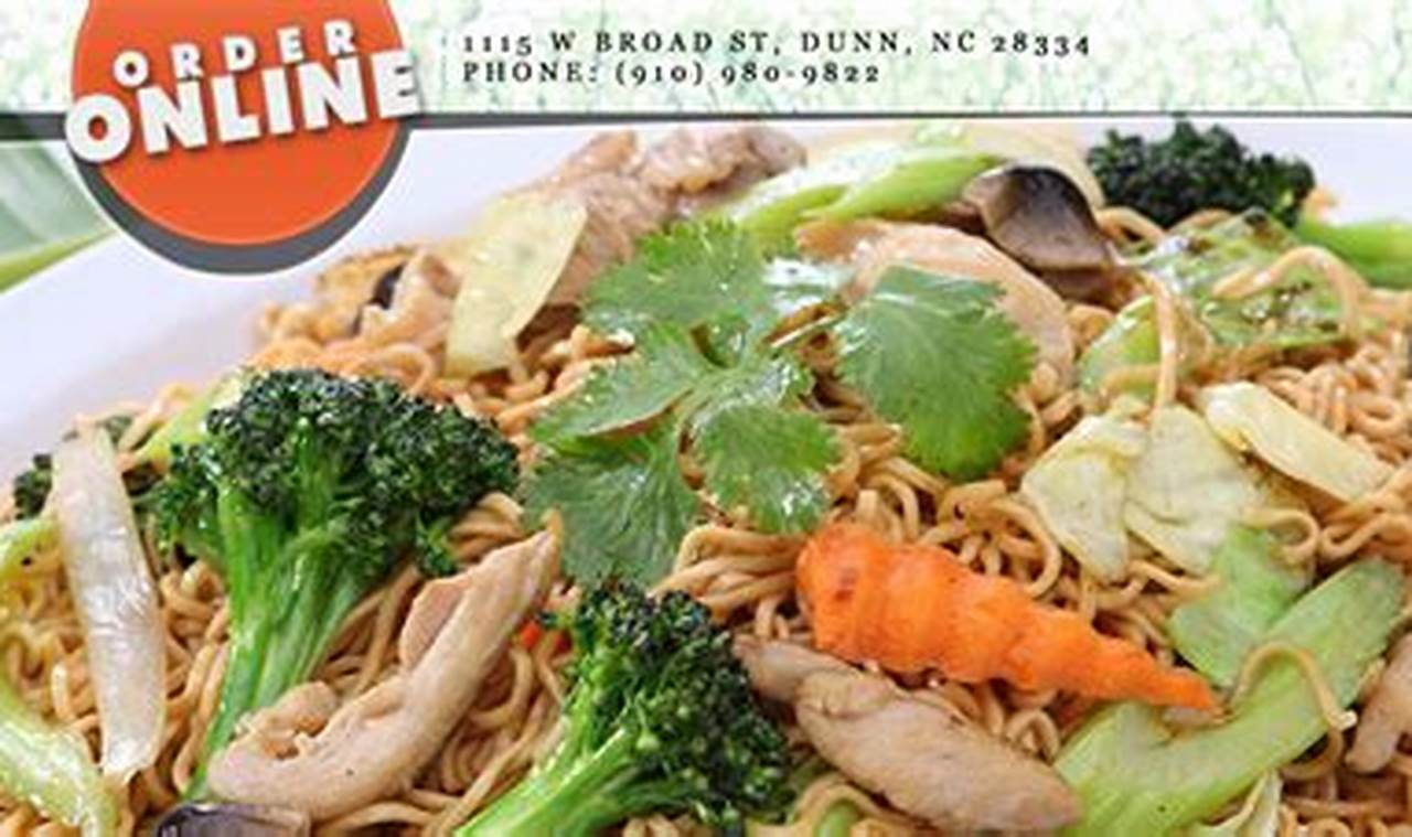 Dunn's China Garden: Best Chinese Food in Dunn, NC