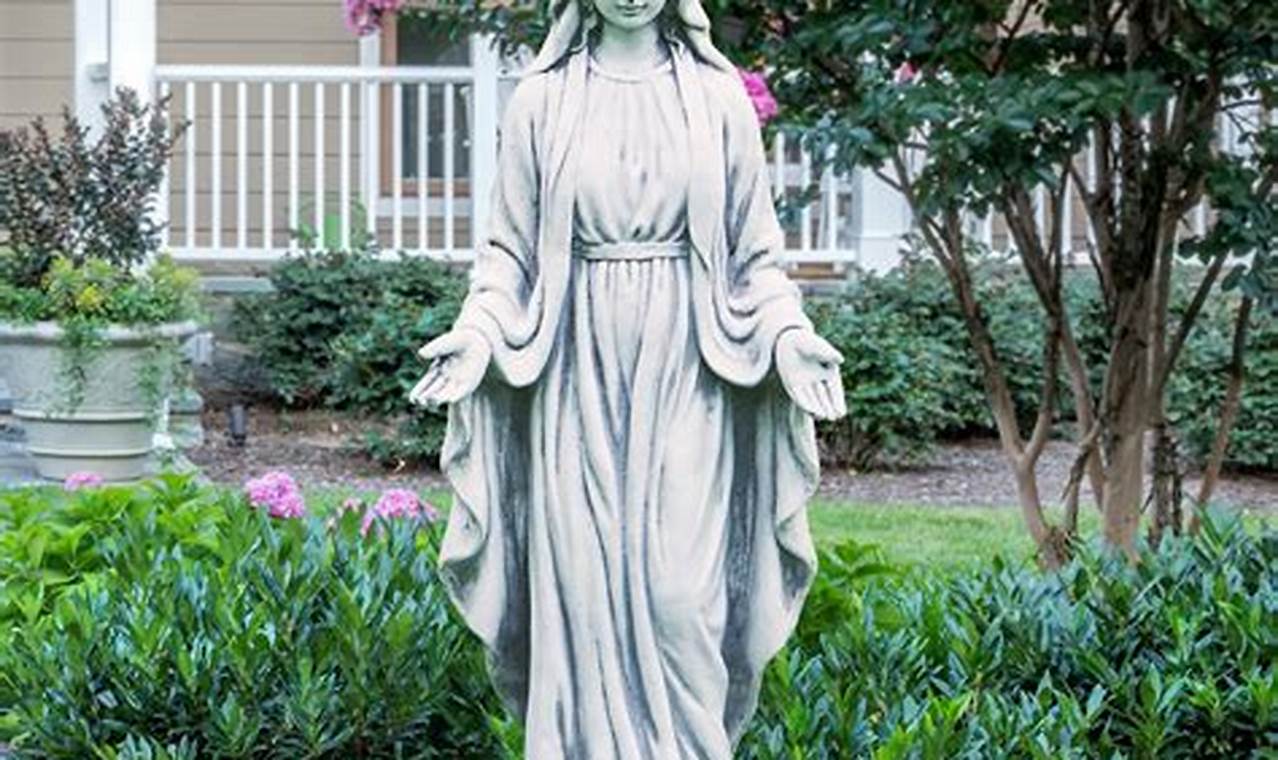 Find Serene Garden Blessed Mother Statues for Peace & Grace