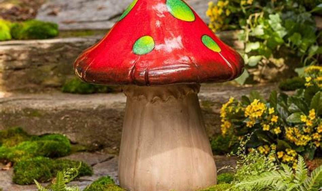 Enchanting Mushroom Garden Statue Decor For You