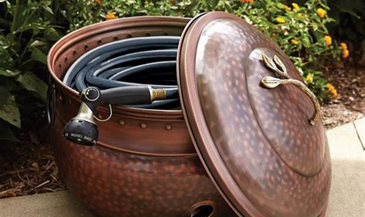 Stylish Garden Hose Storage Pots: Hide, Protect & Organize