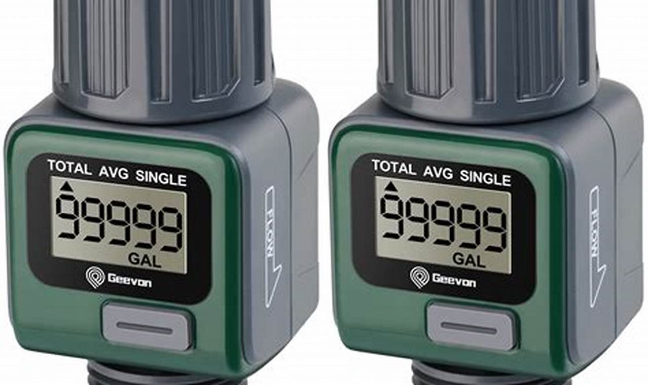 Buy Smart Garden Hose Water Flow Meter Reviews Tips