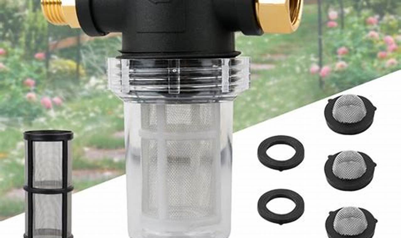 Garden Hose Saver: Best Sediment Filter for Hoses