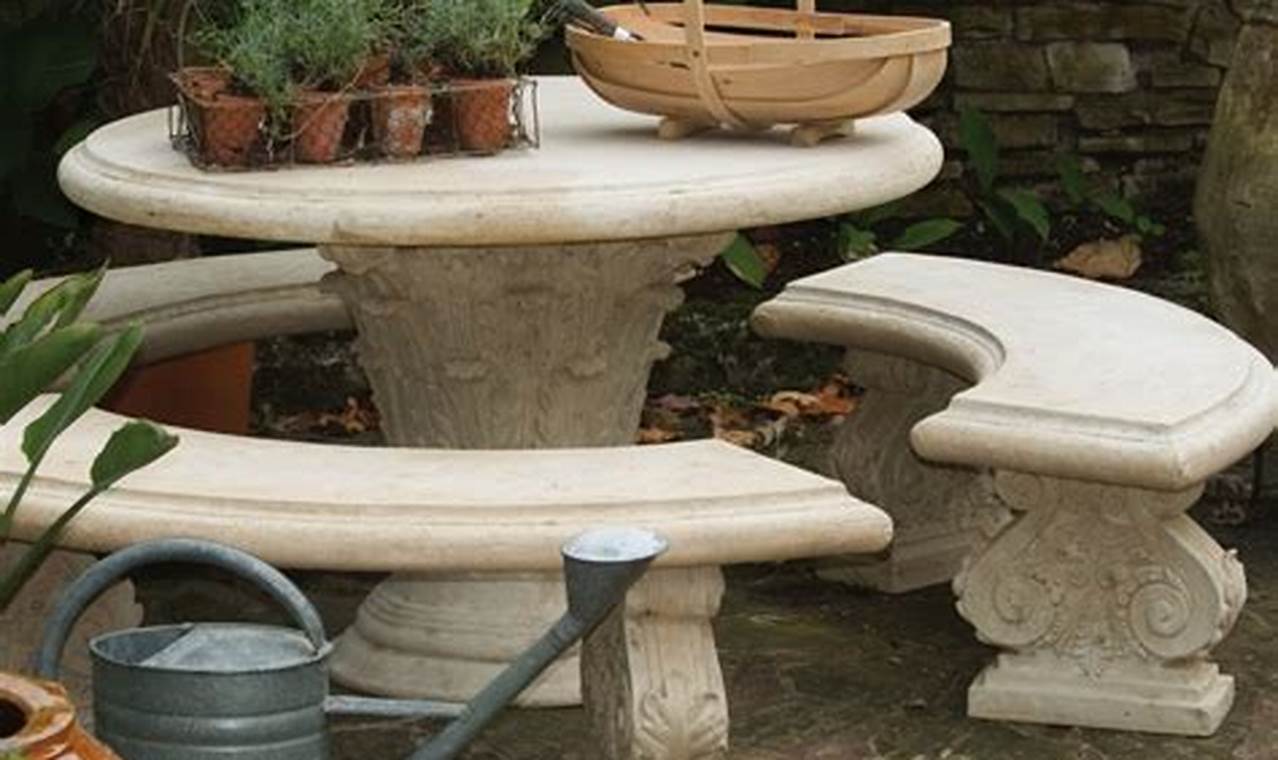 Best Stone Garden Tables: Durable & Elegant Patio Seating