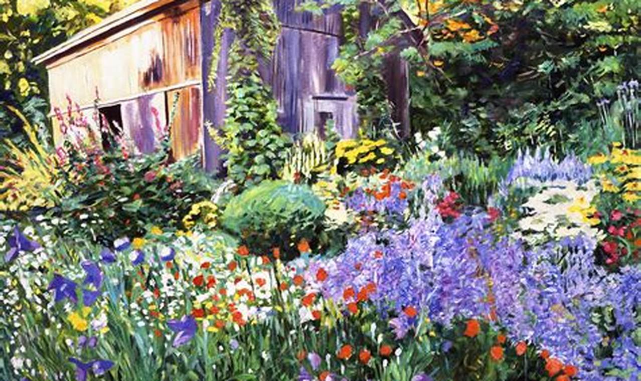 Artful Garden Paintings: Capturing Nature's Beauty