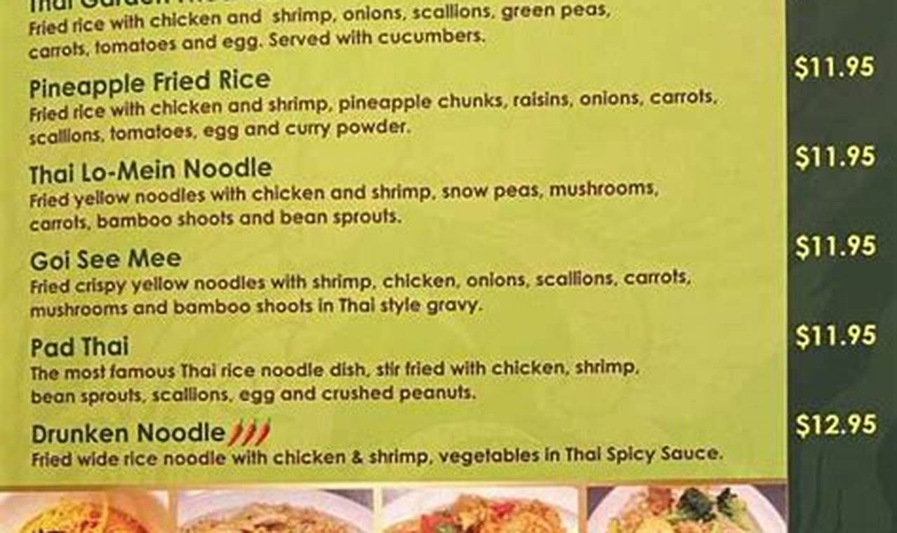 Delicious Thai Garden Keene: Menu & Reviews!
