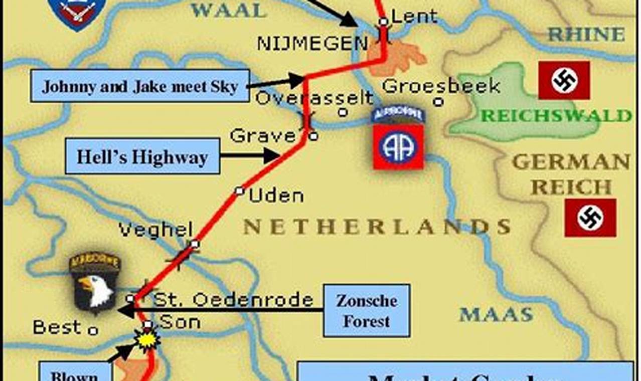 Operation Market Garden Maps: Battle Plans & Aftermath
