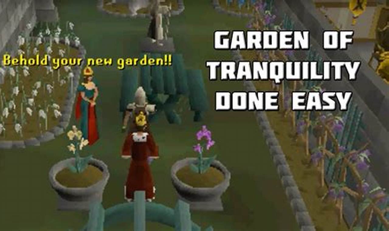 OSRS Garden Guide: Tranquility Garden Quest & More!