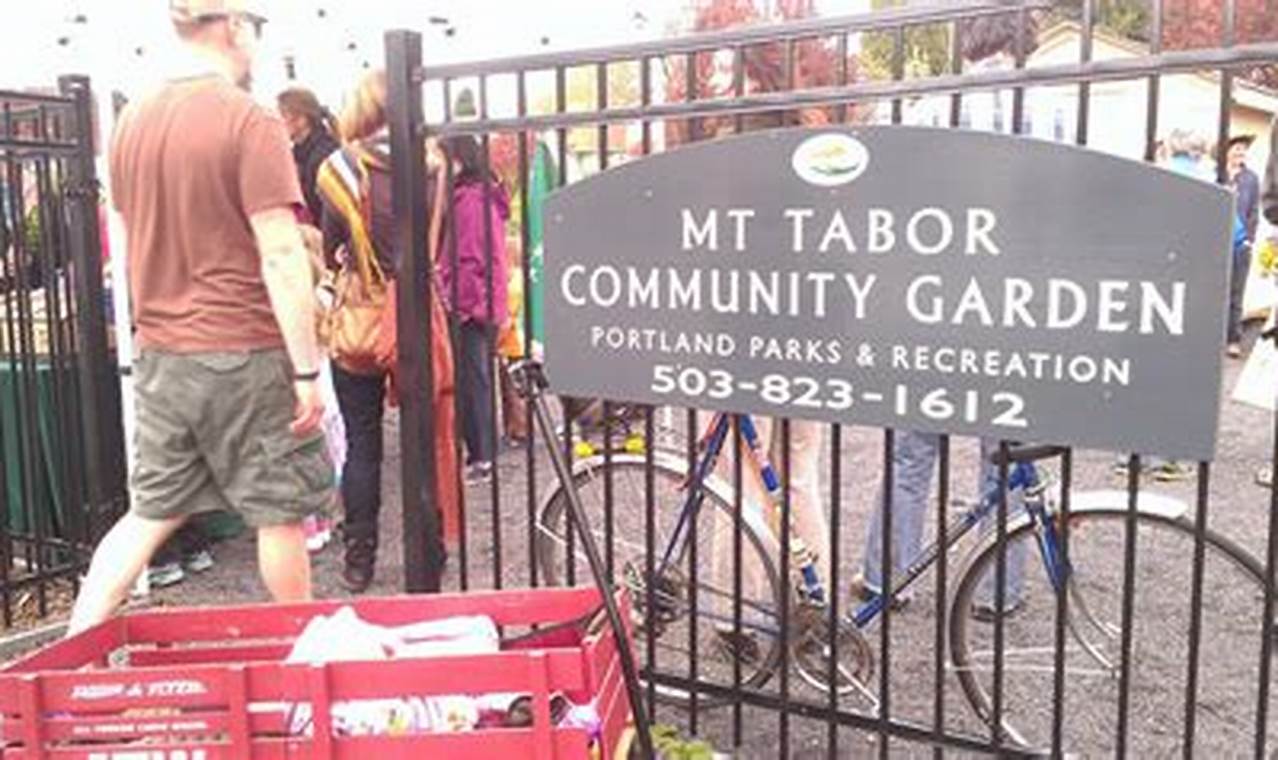 Discover Mt Tabor Community Garden: Grow & Thrive!